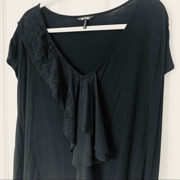 Daisy Fuentes | Tops | Beautiful Daisy Fuentes Double Layer Ruffle Top ...